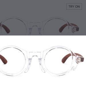 Accessories | Lennon Clear Plastic Round Circle Eyeglasses Frames ...